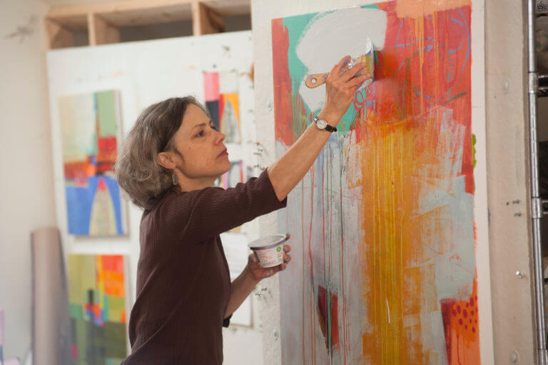 Abstract Art with Jane Davies - Artist Stories - Wild Apple Graphics