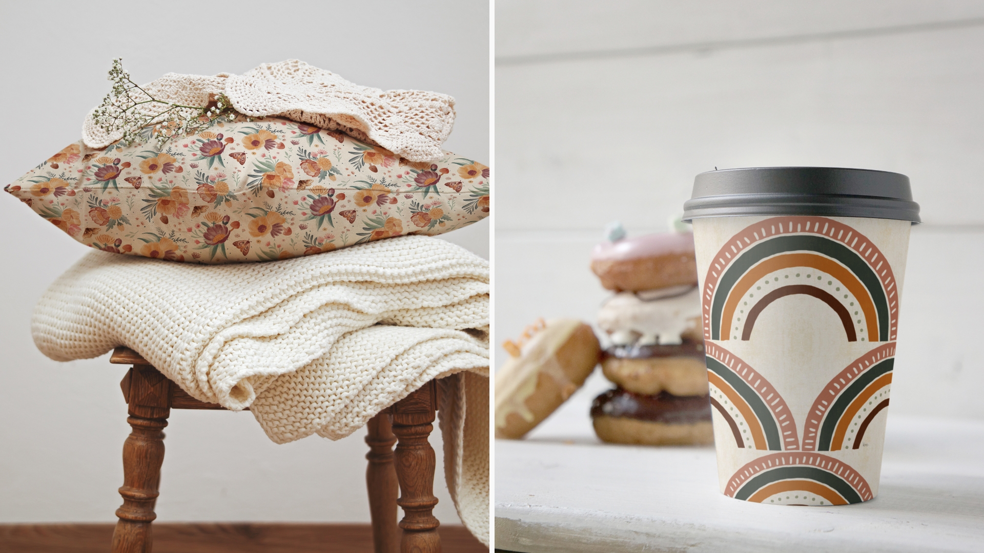 art licensing warm brown art and patterns - Wild Apple