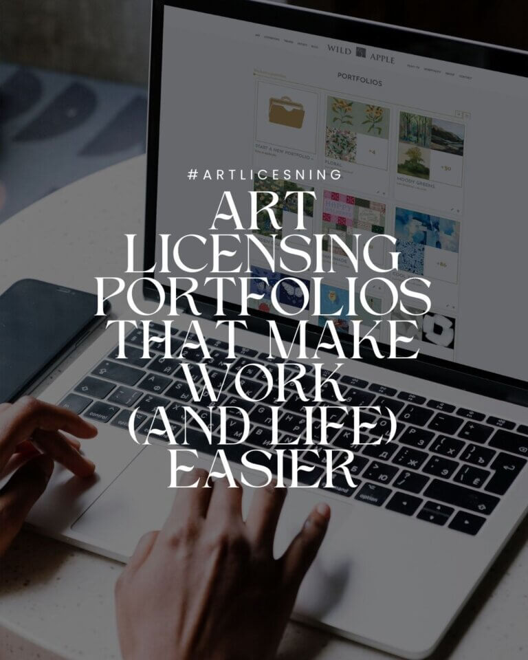 Art Licensing Portfolios That Make Work (and Life) Easier - Wild Apple